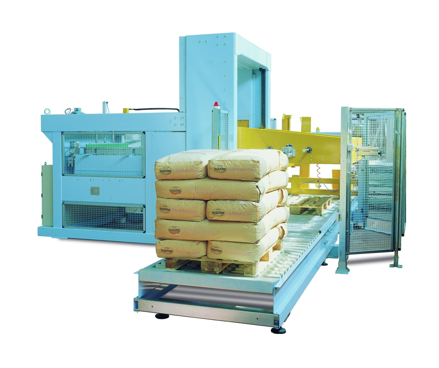 RUNNER-B Low-Level Conventional Palletizer - Cordano Packaging